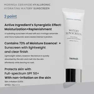 HEIMISH Spf 50 Watery Sunscreen All Skin Types Daily Facial Hydration 50ml