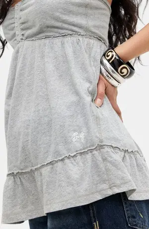 BDG URBAN OUTFITTERS Brittney Strapless Gathered Bandeau Top