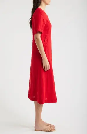 SEASALT CORNWALL Grass Wave Midi Dress