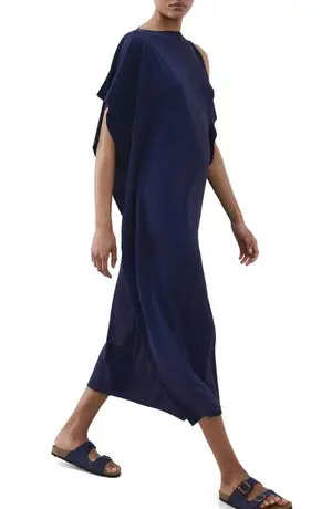 Mango Ruffle Trim Caftan