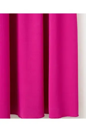 Mango Strapless Drop Waist Midi Dress