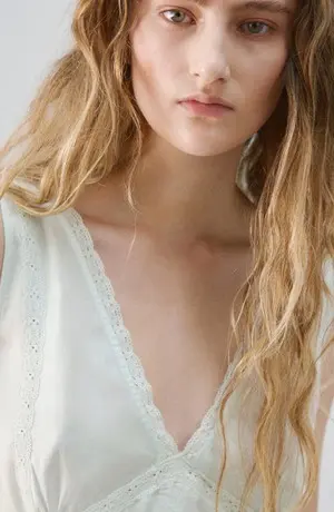 Mango Lace Detail Nightgown