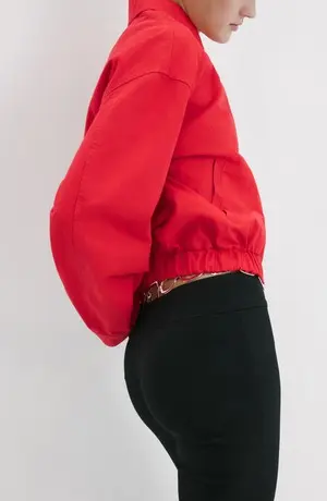 Mango Cotton Bomber Jacket