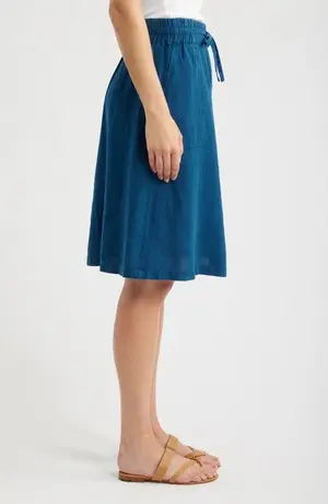 SEASALT CORNWALL Pepper Moth Linen Skirt