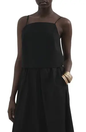 MANGO Cotton Crop Camisole
