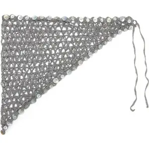 Mango Crochet Wrap - Grey