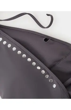 Mango Studded Halter One-piece Swimsuit