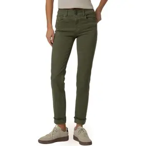 Kut From The Kloth Amy Frayed Crop Slim Straight Leg Jeans - Tree