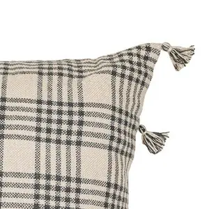 FORESIDE HOME AND GARDEN Remi Plaid Decorative Indoor/outdoor Accent Throw Pillow