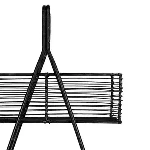 FORESIDE HOME AND GARDEN Two Tiered Baskets Metal