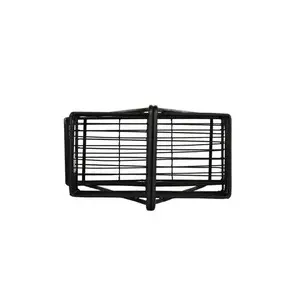 FORESIDE HOME AND GARDEN Two Tiered Baskets Metal