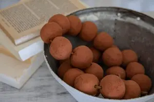 FORESIDE HOME AND GARDEN Handmade Terracotta Bead Decorative Garland