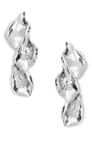 NAVEDA Noa Drop Earrings - Silver