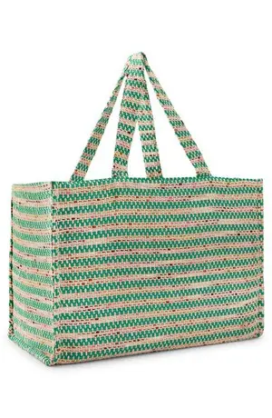 Helen Kaminski Anika Stripe Bouclé Tote