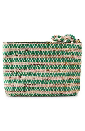 Helen Kaminski Dayani Bouclé Stripe Clutch