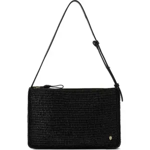 Helen Kaminski Kumana Raffia Shoulder Bag - Charcoal