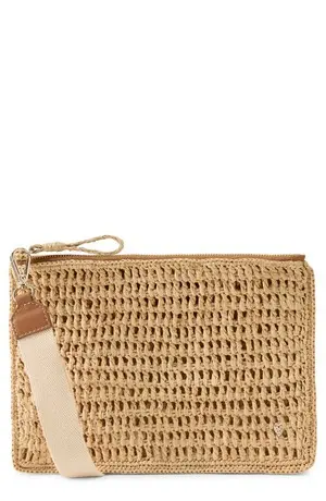 HELEN KAMINSKI Helen Kaminski Dayani Crochet Raffia Clutch