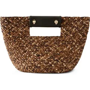 Helen Kaminski Mini Remi Braided Raffia Tote - Nutshell Multi