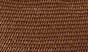Helen Kaminski Yala Crochet Raffia Shoulder Bag - Nutshell/cotto