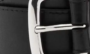 Mango Starring Hailey Bieber Loops Leather Belt