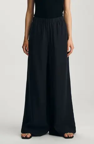 MAVI Pull-on Wide Leg Pants - Black