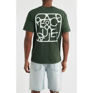 MUSEUM OF PEACE & QUIET Scramble Graphic T-shirt - Forest