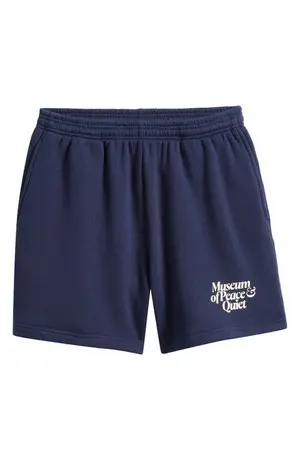 MUSEUM OF PEACE & QUIET Mid Century Sweatshorts - Navy
