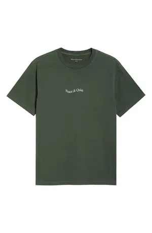 MUSEUM OF PEACE & QUIET Wordmark Graphic Cotton T-shirt