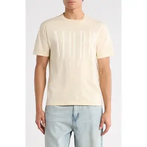 MUSEUM OF PEACE & QUIET Headline Graphic Cotton T-shirt - Bone