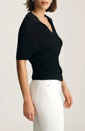 MAVI Short Sleeve Polo Sweater