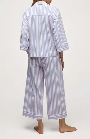 PETITE PLUME Olivia Wide Leg Pima Cotton Pajamas