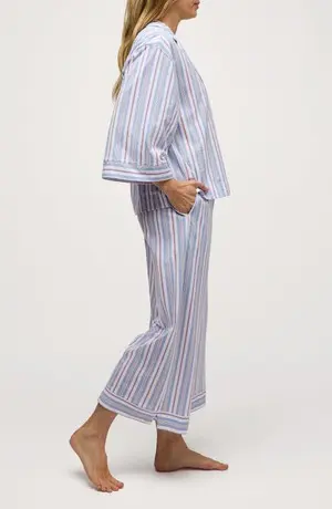 PETITE PLUME Olivia Wide Leg Pima Cotton Pajamas