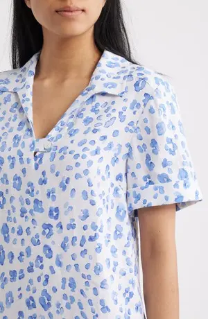 Tommy Bahama Leopard Print Shirtdress