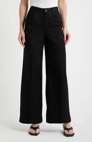 MAVI Five-pocket Wide Leg Pants - Black