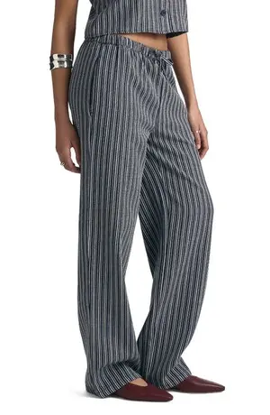 Brooklyn Industries Tie Waist Wide Leg Pants