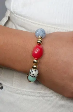 MARLYN SCHIFF Gemma 6mm Beaded Bracelet