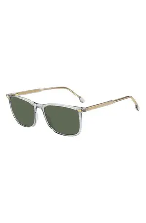 BOSS Rectangular Sunglasses - Black/grey