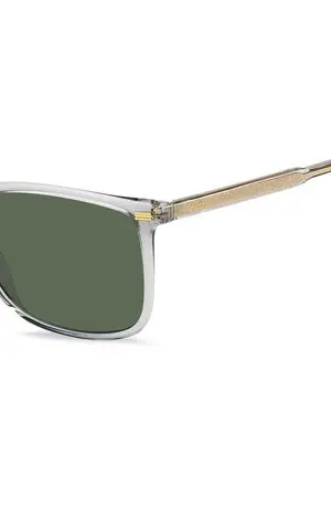 BOSS Rectangular Sunglasses - Black/grey