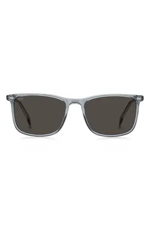 BOSS Rectangular Sunglasses - Blue/grey