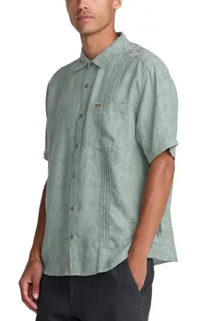 Rvca Mellowist Short Sleeve Button-up Shirt