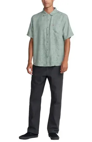 Rvca Mellowist Short Sleeve Button-up Shirt