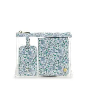TRVL DESIGN Hamptons Floral Travel Set - Blue
