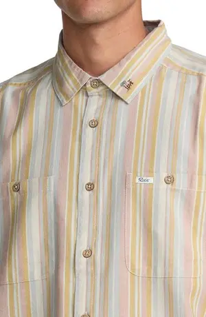Rvca Talum Short Sleeve Button-up Shirt