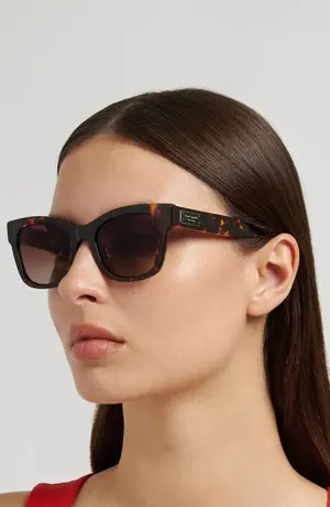 Kate Spade New York Gradient Polarized Square Sunglasses