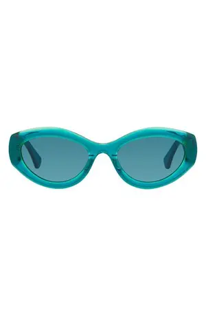 Kurt Geiger Cat Eye Sunglasses - Blue/blue