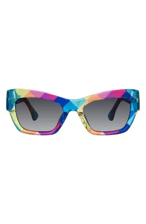 Kurt Geiger Rectangular Sunglasses - Pattern Multicolor/grey