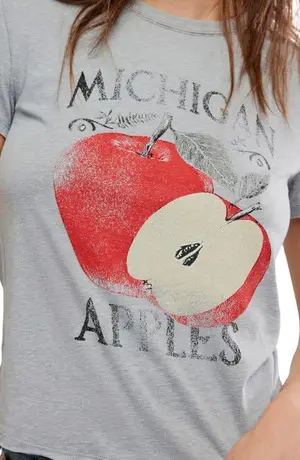 Free People Graphic T-shirt - Apple Combo