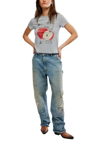 Free People Graphic T-shirt - Apple Combo