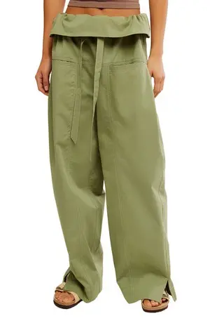Free People Fisherman Pants - Mistletoe