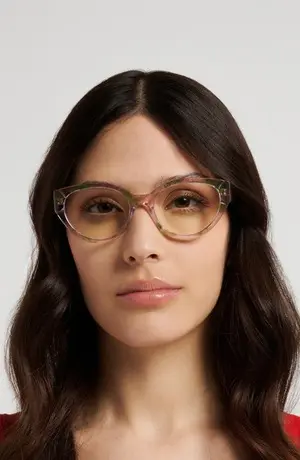 Kate Spade New York Round Geometric Acetate Eyeglasses